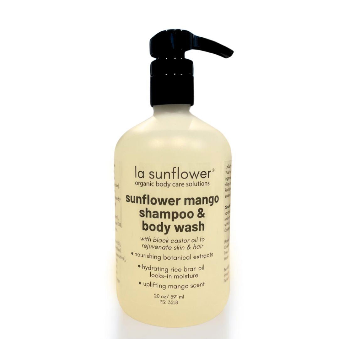 Sunflower Mango Shampoo & Body Wash: Packed with Nutrient-Dense Ingred