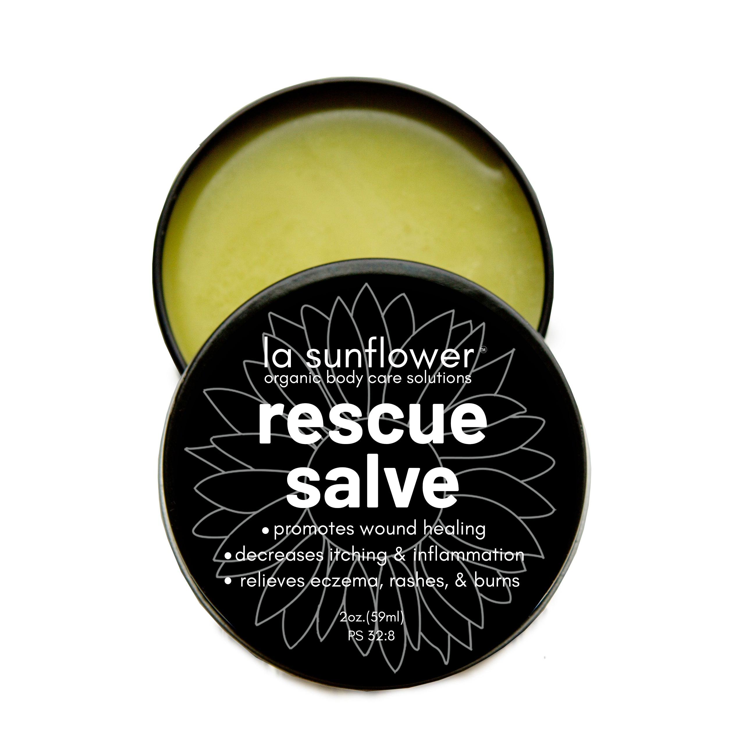 Rescue Salve | Organic First Aid Herbal Salve | La Sunflower